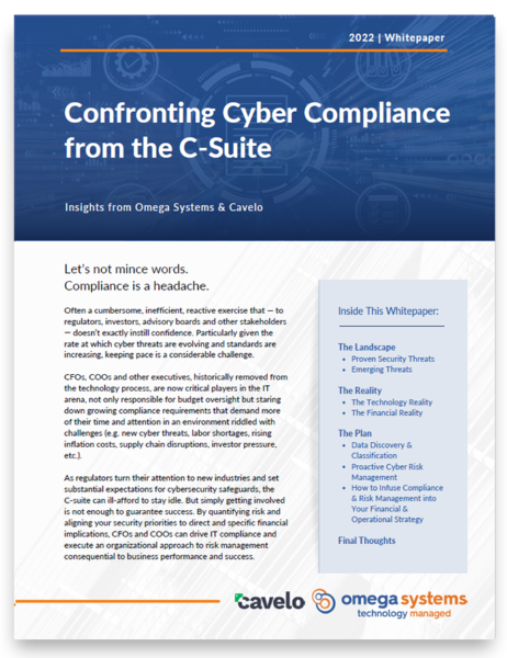 Confronting Cyber Compliance from the C-Suite